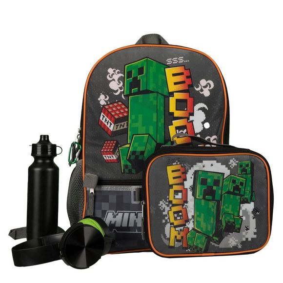 Minecraft | Accessories | Minecraft Kids 6 Backpack Set With Headphone ...